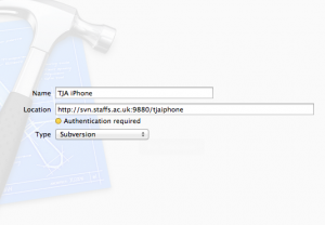 Importing an Xcode Project into Subversion – Trevweb